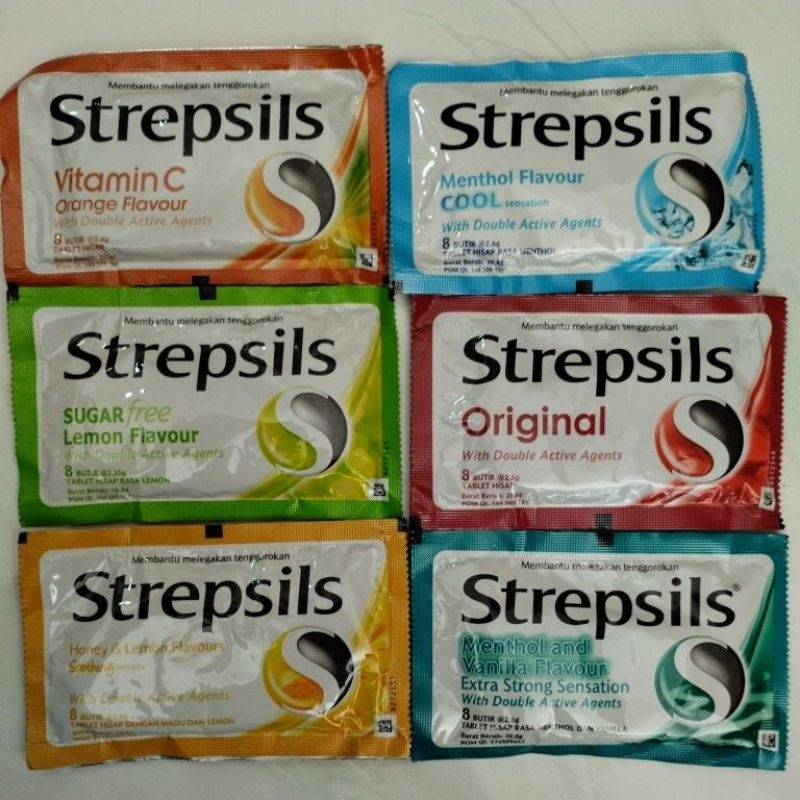 Jual Strepsil Permen Sachet Isi 8 Butir / Membantu Melegakan ...
