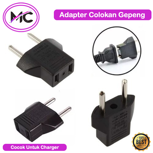Jual Adapter Colokan Listrik Gepeng Over Steker Sambungan Charger ...
