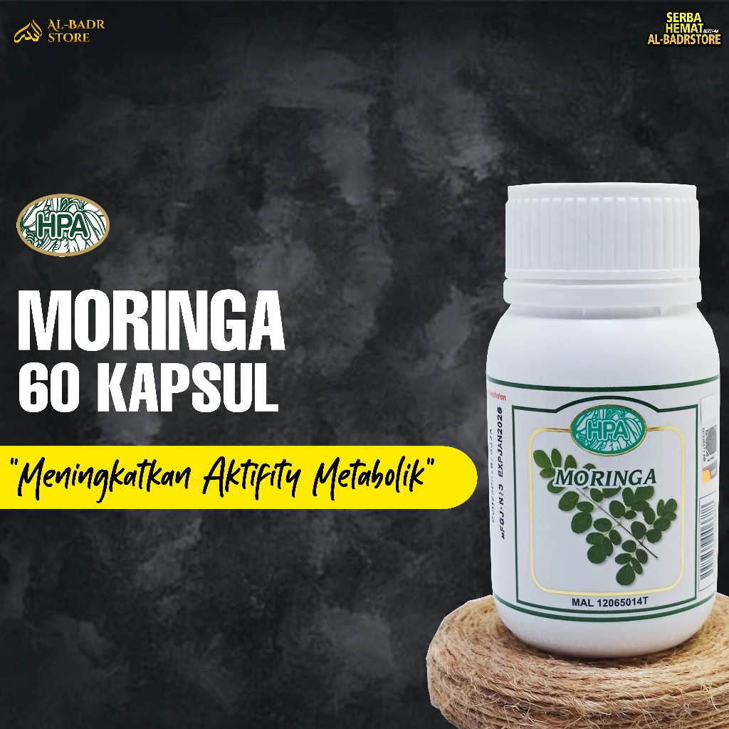 Jual Kapsul Moringa Extract Daun Kelor HPA Menjaga Kesehatan | Shopee ...