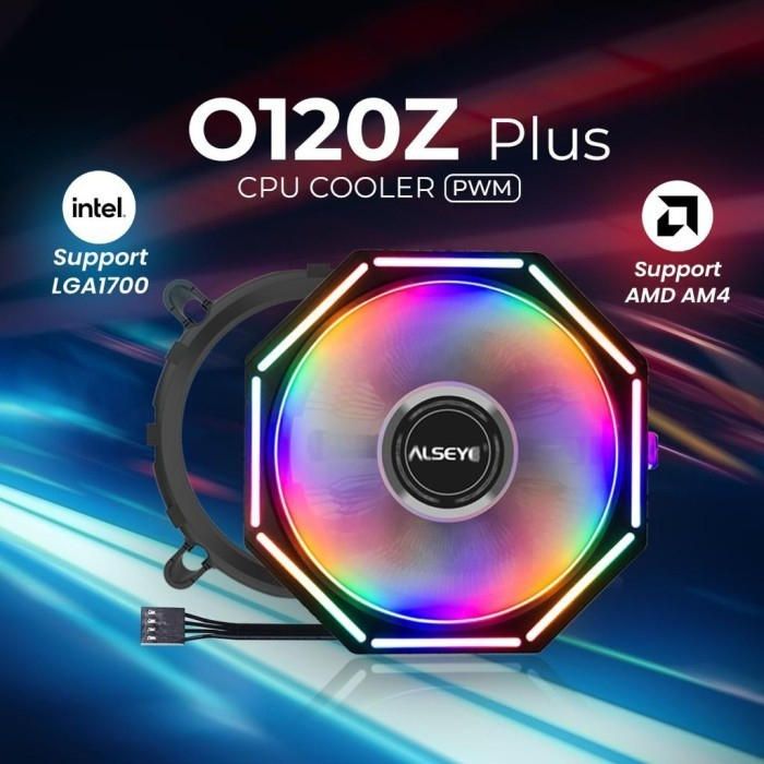 Jual Fan Processor Alseye O120Z Plus CPU Cooler PWM RGB AMD AM4 / LGA ...