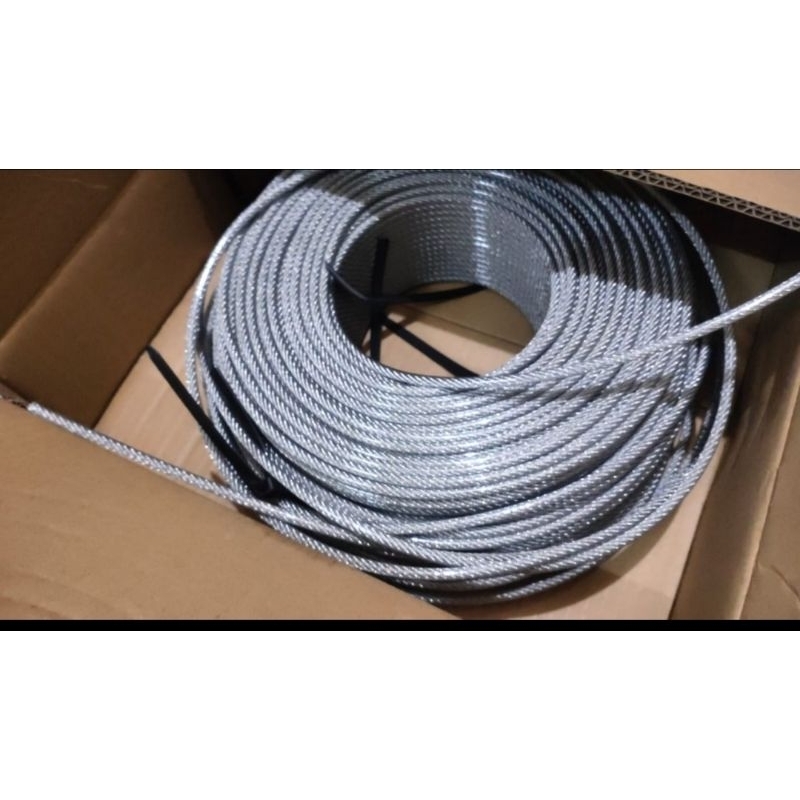 Jual Kabel Sling 5,5 MM Lapis PVC Jepang / Wire Rope 5,5 MM | Shopee ...