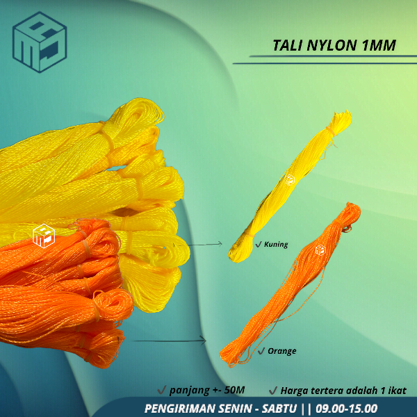 Jual Tali Nylon Tampar 1mm 1.5mm Tali Benang Tukang Proyek Bangunan ...
