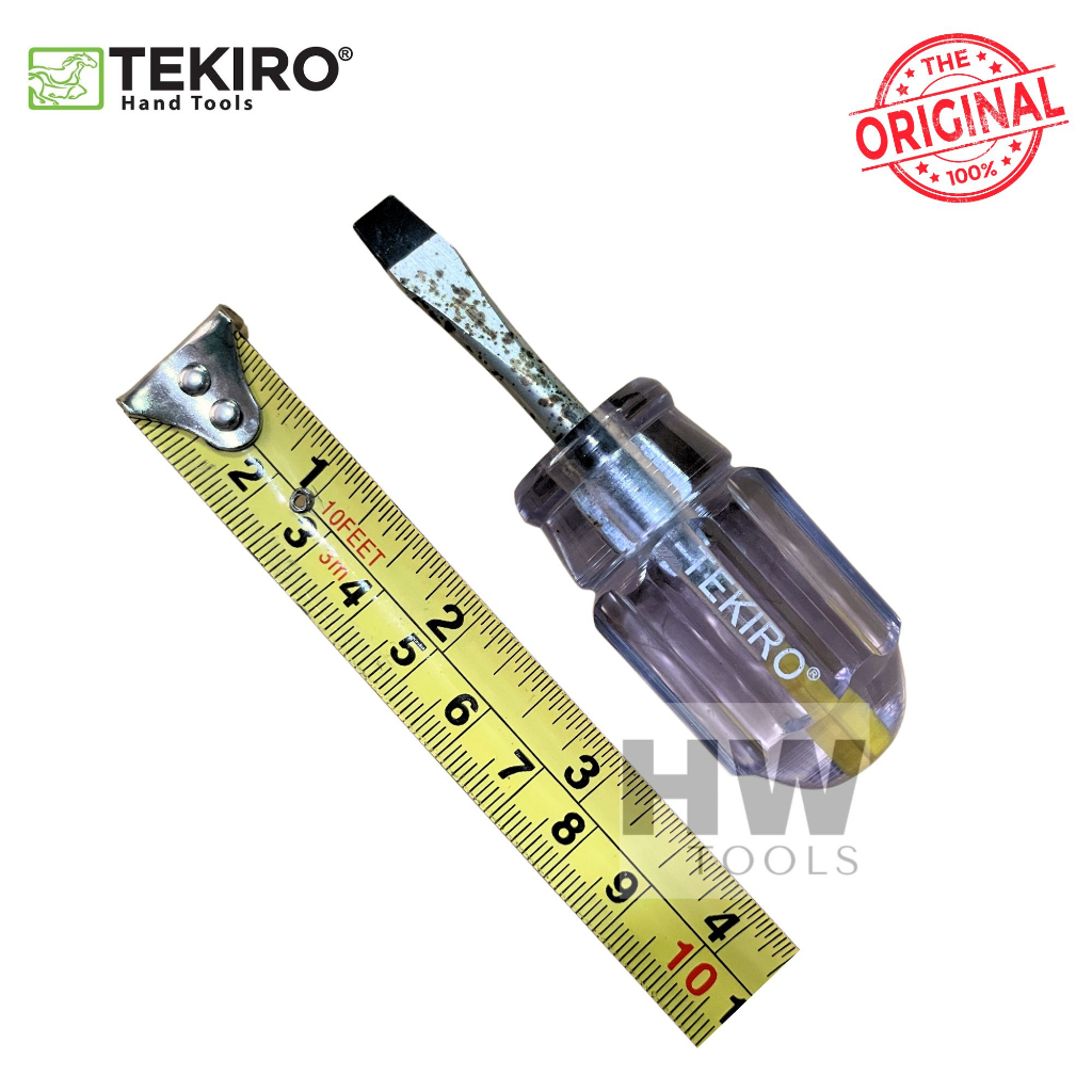 Jual Obeng Ateng Kristal Minus 6mm x 38mm (-) Obeng Plat Obeng Cebol ...