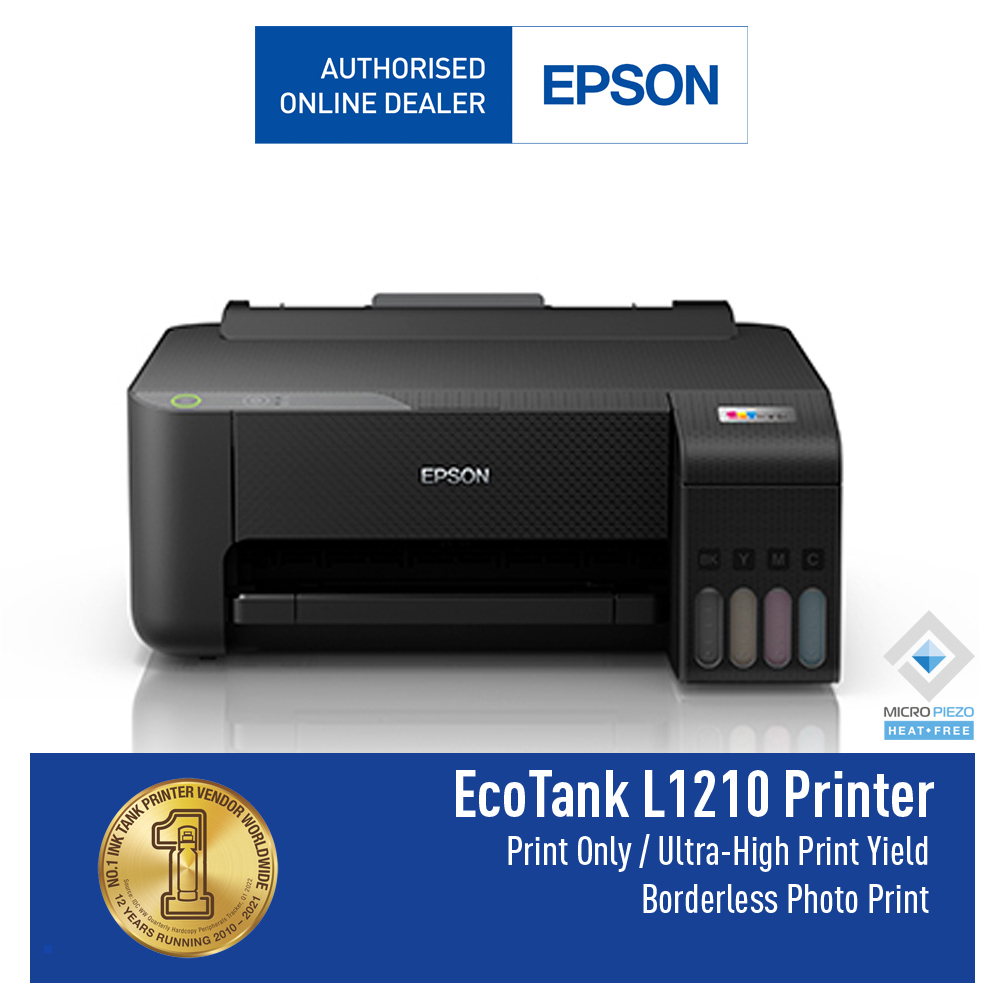 Jual EPSON PRINTER ECOTANK L1210 PRINT ONLY | Shopee Indonesia