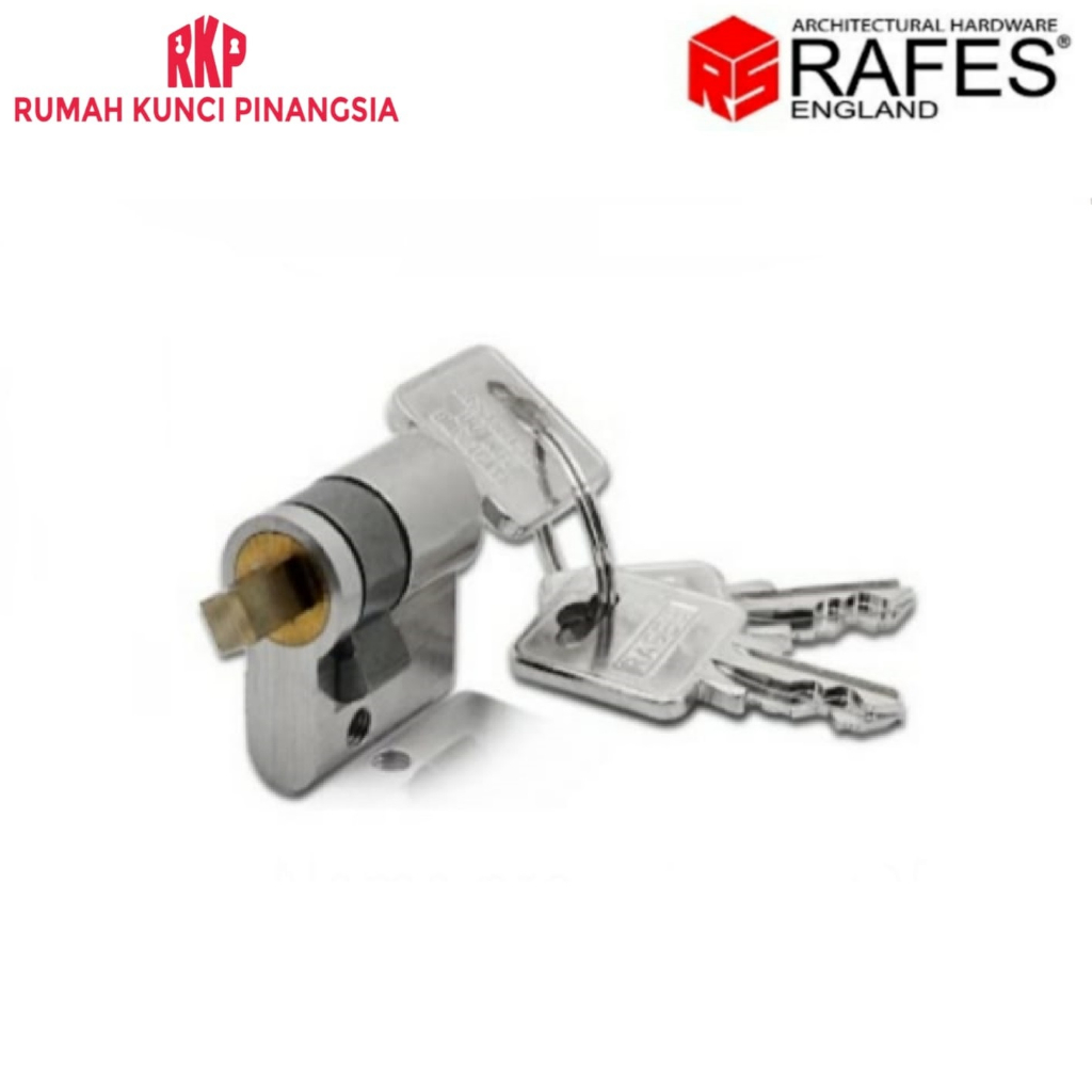 Jual Door Cylinder Lock Kunci Silinder Pintu Setengah 2 cm Silver ...