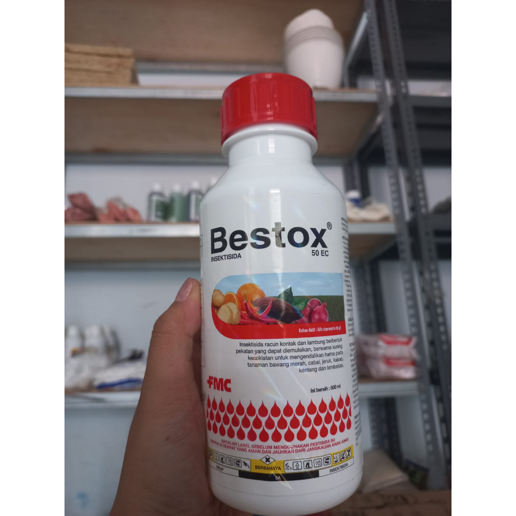 Jual Insektisida Bestox 50EC mengendalikan hama 500ML | Shopee Indonesia