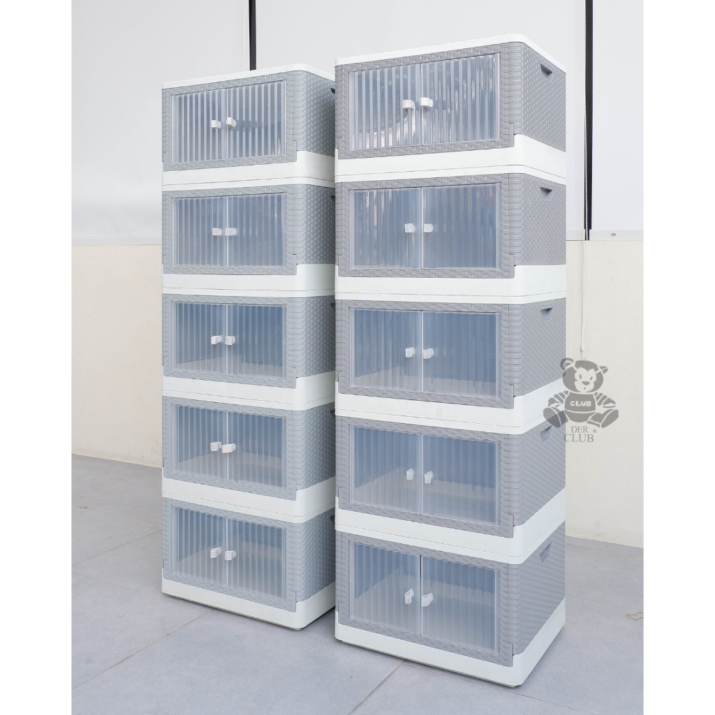 Jual CONTAINER BOX RODA MAC 50 / LEMARI PAKAIAN PLASTIK PORTABLE ROTAN ...