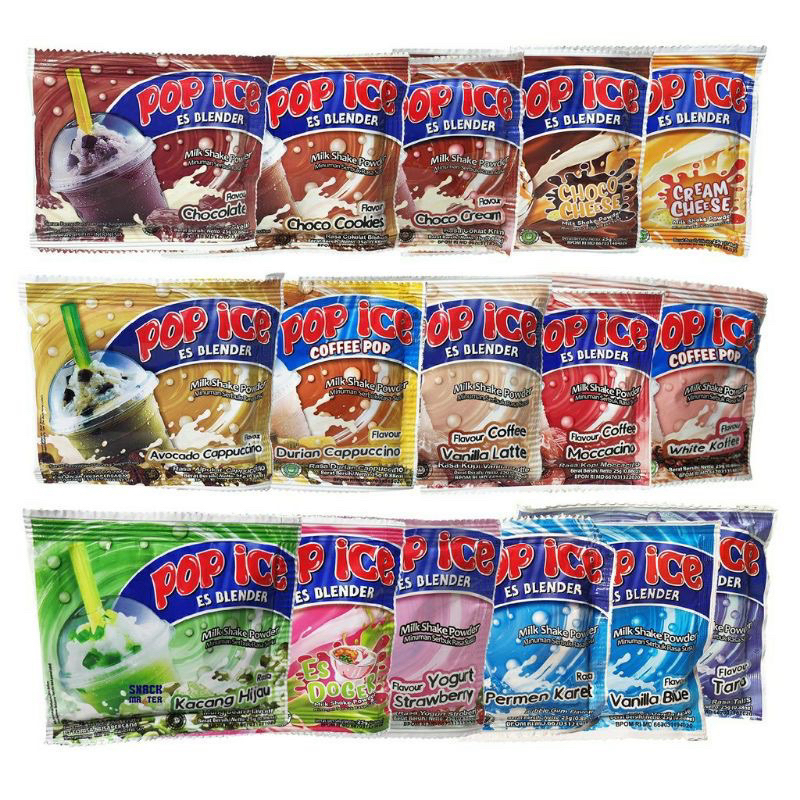 Jual POP ICE RENTENG/RENCENG ISI 10/Pop Ice All Varian 10x25 gr ...