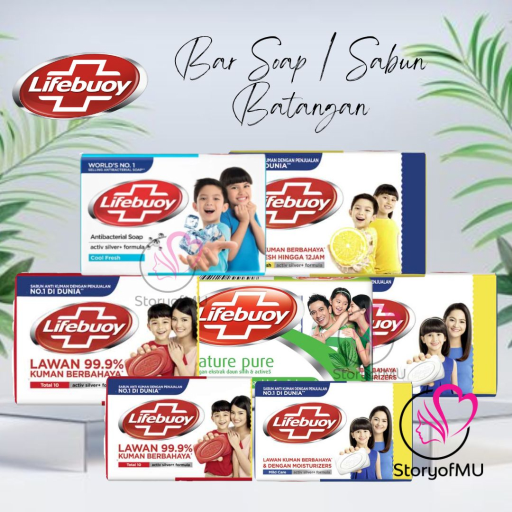 Jual LIFEBUOY Soap Bar | Sabun Mandi Batang Antiseptik 60gr 100gr ...