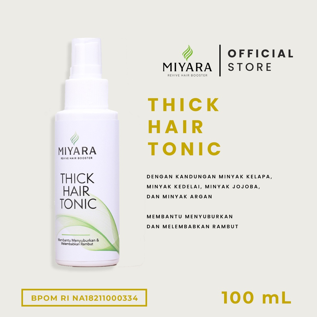 Jual MIYARA THICK HAIR TONIC ORIGINAL - PERAWATAN RAMBUT RONTOK ...