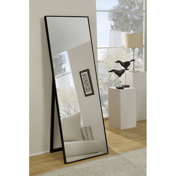 Jual standing mirror frameless - cermin standing uk 122 x 35 cm ...