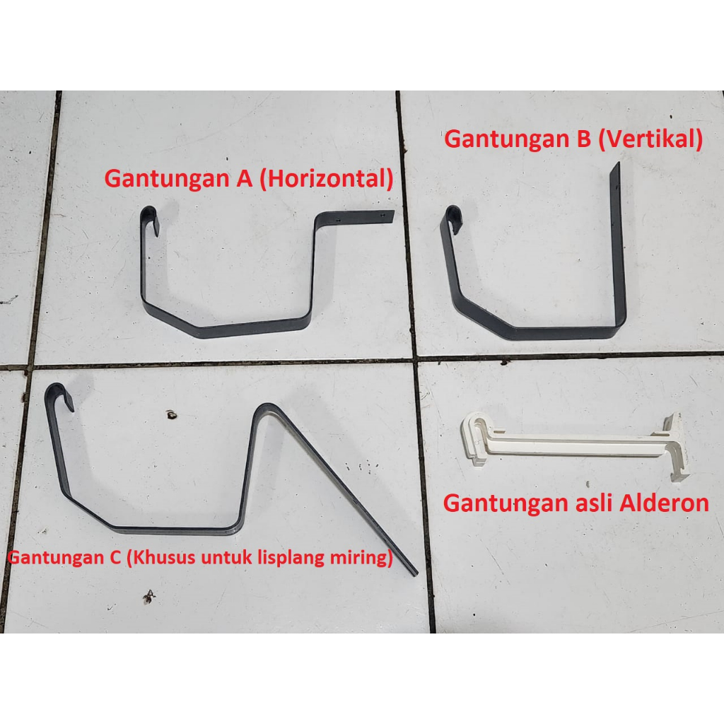 Jual Pengait Alderon gantungan bracket klem clamp holder penjepit ...