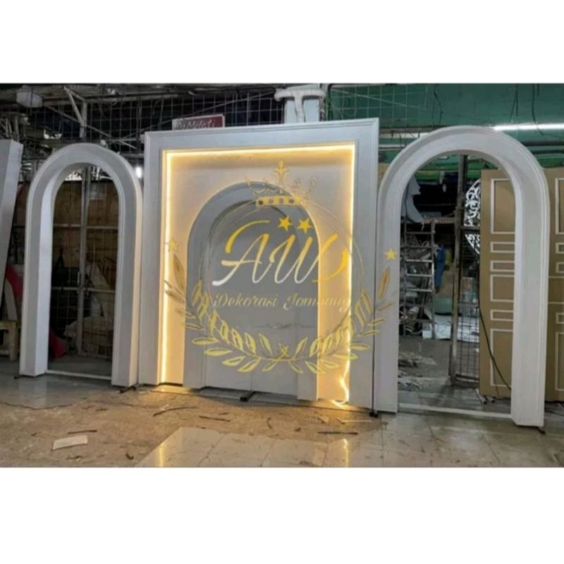 Jual dekorasi set lampu , backdrop pelaminan , dekorasi terbaru ...