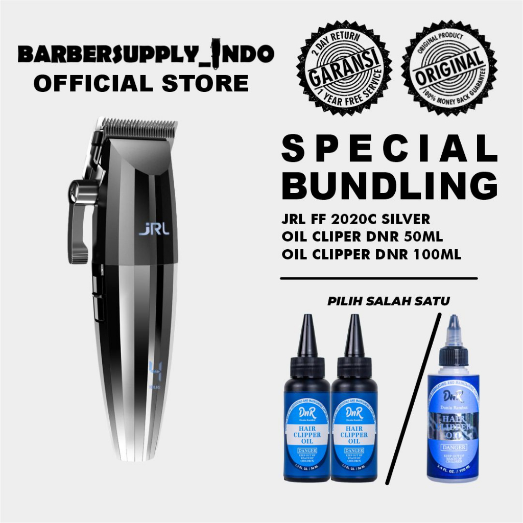 Jual JRL CLIPPER FF 2020C SILVER MESIN ALAT CUKUR RAMBUT ORIGINAL ...