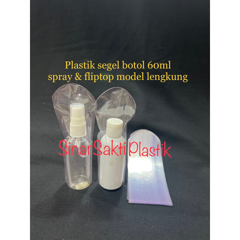 Jual Plastik segel botol 60ml seal atas untuk botol spray dan fliptop ...