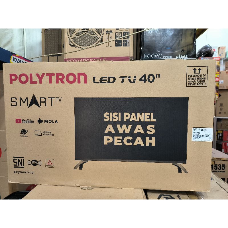 Jual smart tv Polytron 40 inc barang baru original garansi resmi ...