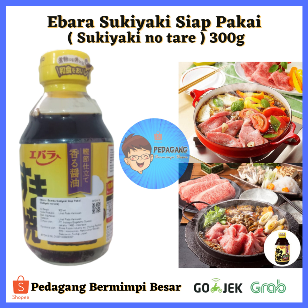 Jual Ebara Sukiyaki No Tare 300ml/ Ebara Bumbu Sukiyaki Siap Pakai ...