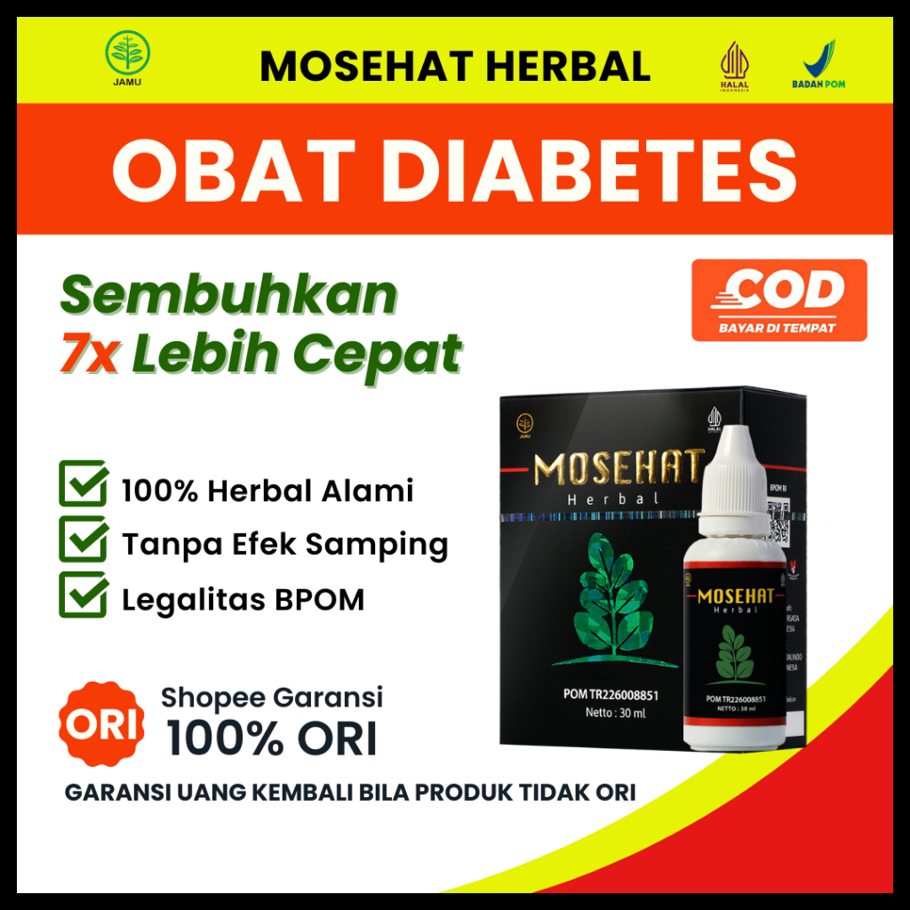 Jual Mosehat Obat Diabetes Penurun Gula Darah Paling Ampuh Original ...