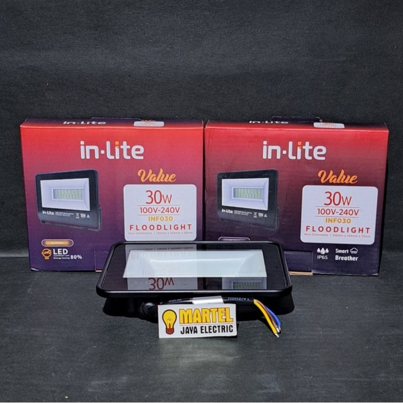 Jual LAMPU SOROT/FLOODLIGHT/LAMPU TEMBAK LED INLITE VALUE INF30 30 WATT | Shopee Indonesia