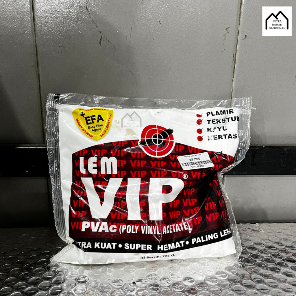 Jual LEM VIP PVAc 1KG | Shopee Indonesia