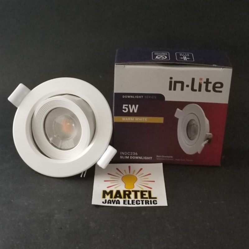 Jual MINI DOWNLIGHT INLITE 5 WATT INDC236 / SPOTLIGHT KUNING | Shopee ...