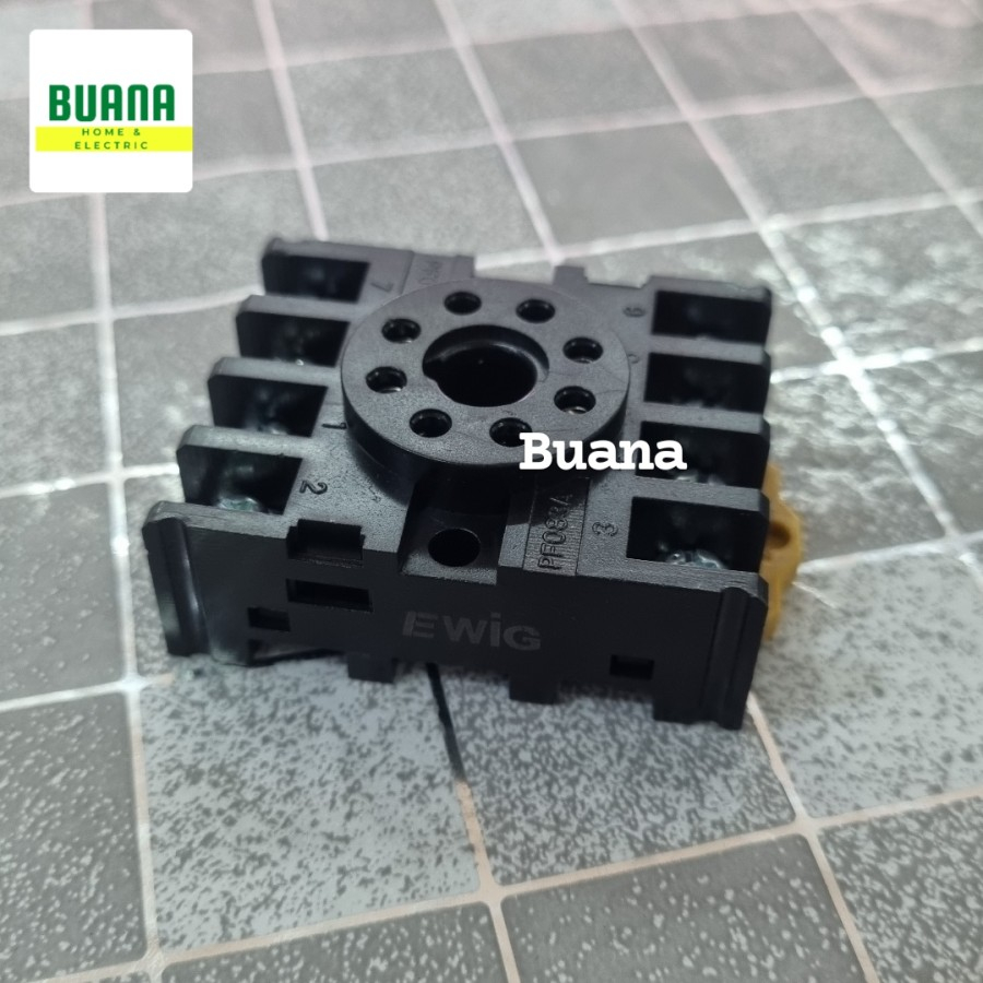 Jual Socket relay MK2P 8 pin socket mk2p PF083A socket timer H3CR ...