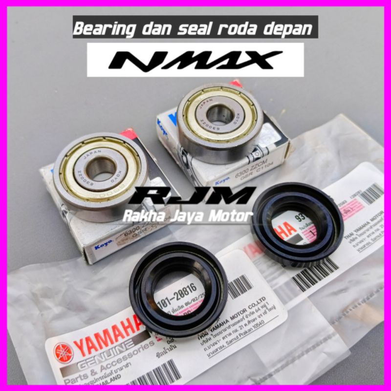 Jual BEARING DAN SEAL RODA DEPAN YAMAHA NMAX AEROX/BEARING LAHAR LAHER ...