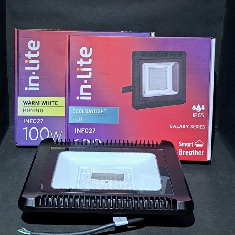 Jual LAMPU SOROT/FLOODLIGHT/LAMPU TEMBAK LED INLITE GALAXY INF027 100 ...