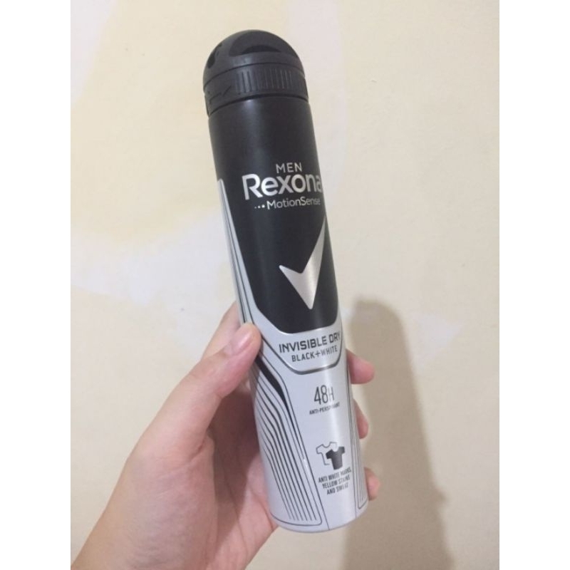 Jual REXONA Men MotionSense Deodorant Spray - Invisible Dry Black ...