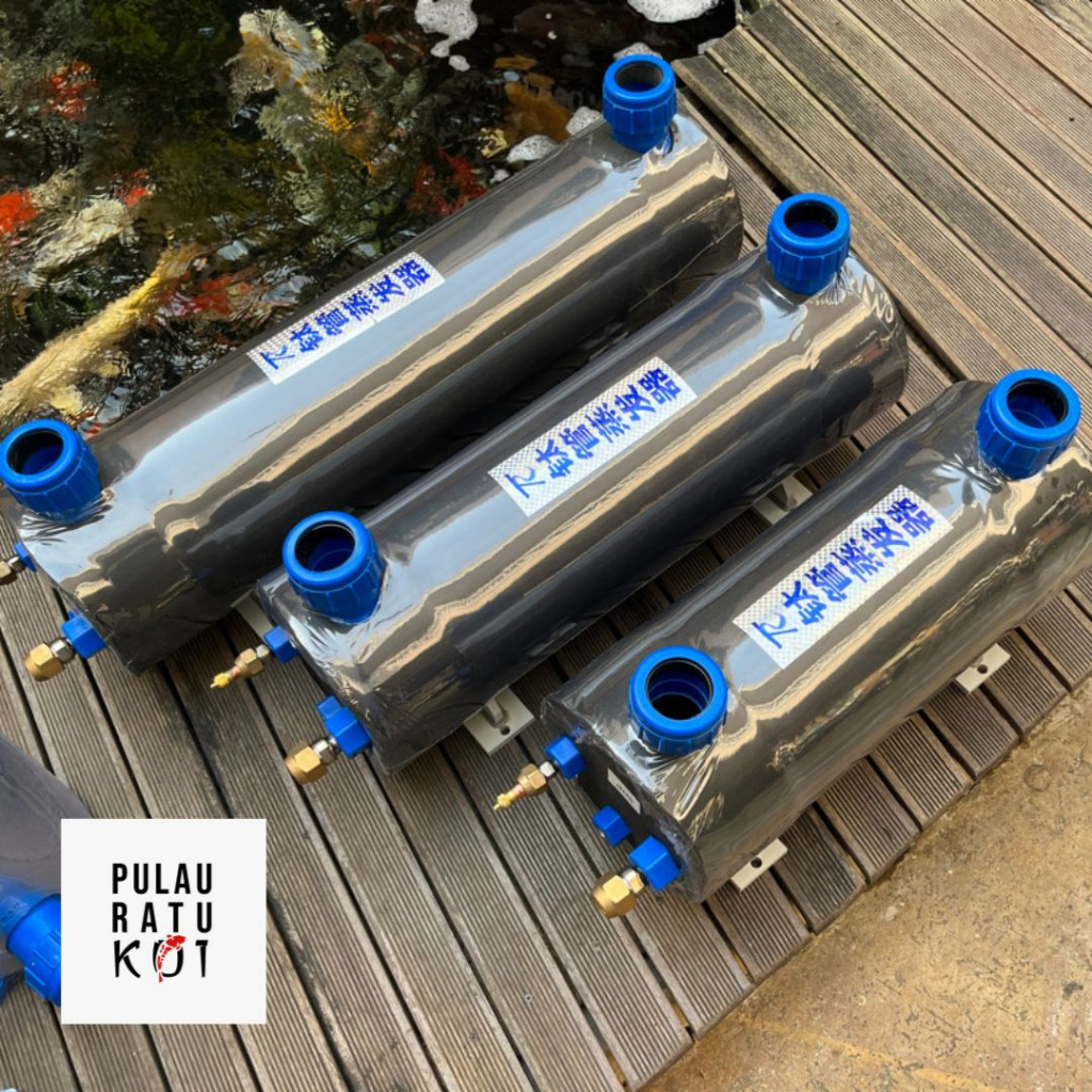 Jual 6 PK Titanium shell Coil Evaporator water Chiller air kimia tawar ...