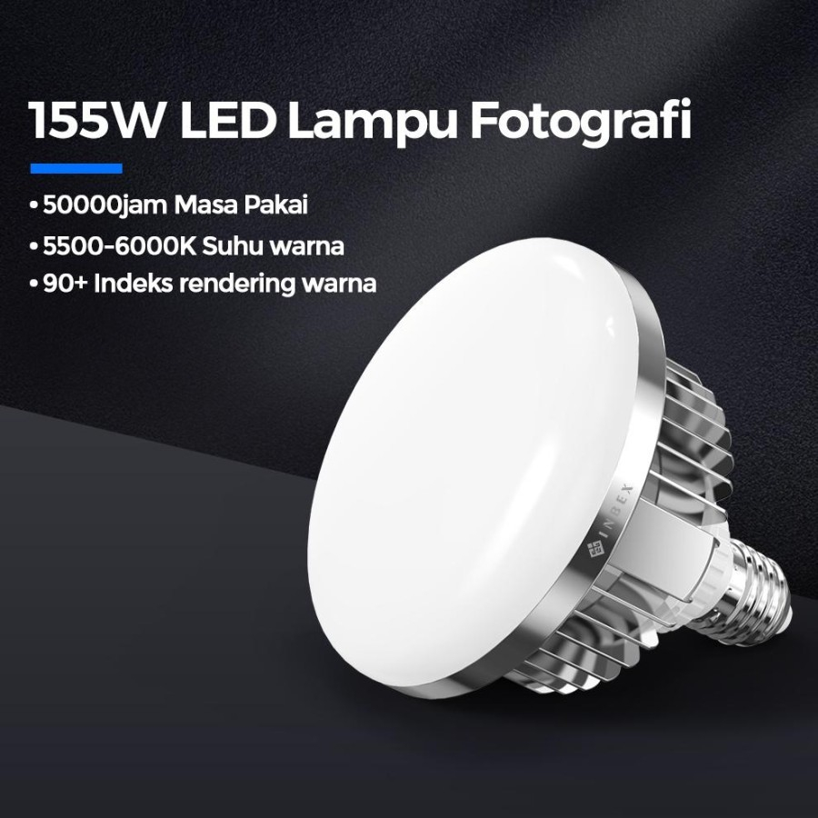 Jual Lampu Moonlite Fotografi Daylight Bulb 150W Bright Photo Studio ...