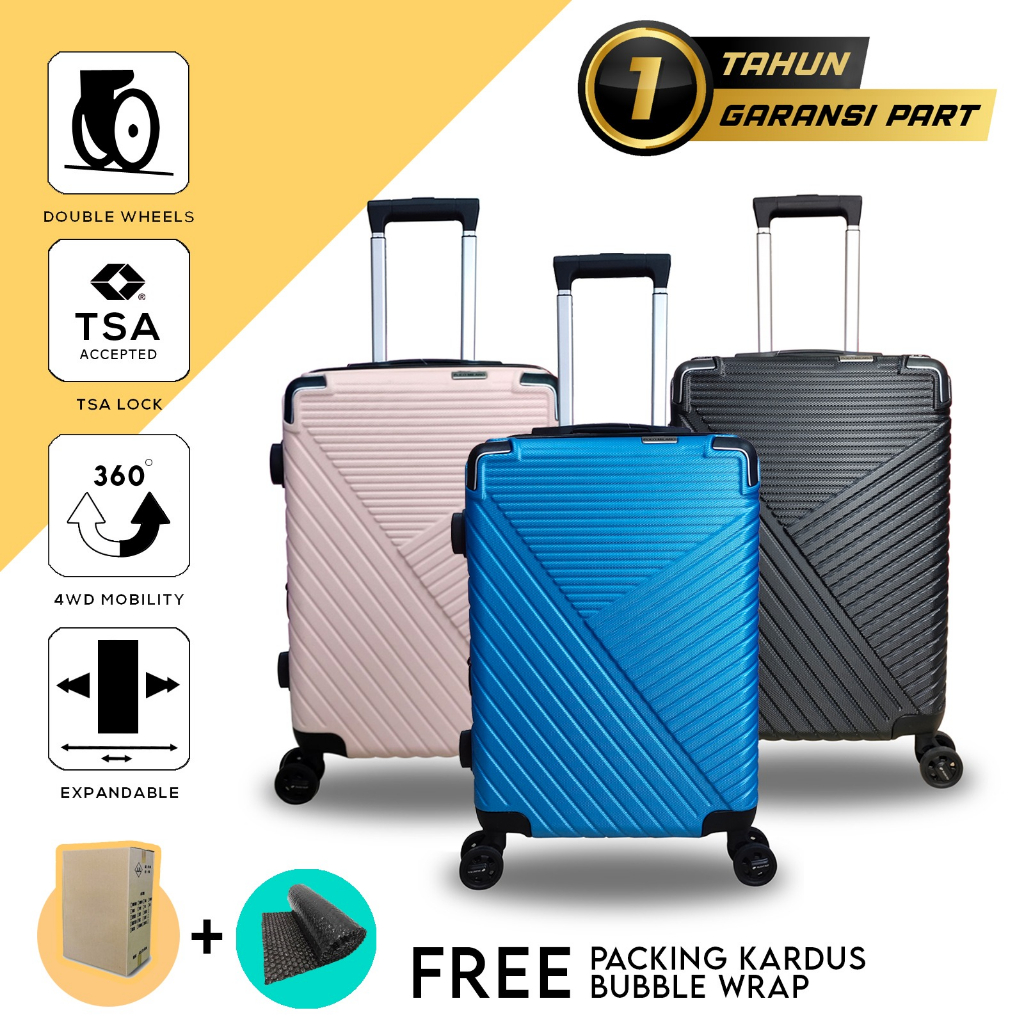 Jual Koper Hardcase Premium TSA EXPAND Size 24 Inch with Hinomoto ...