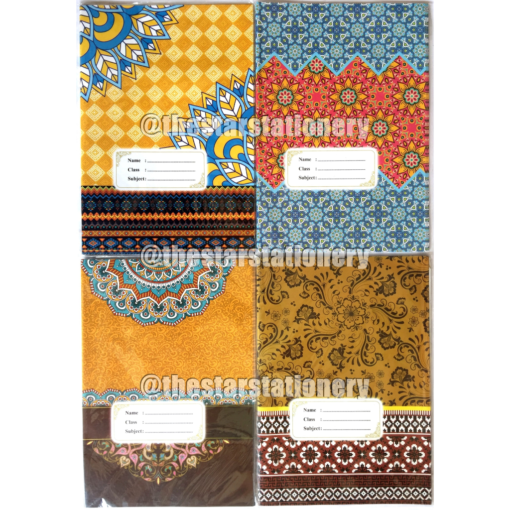Jual (1 Pak Isi 20 Lembar) Sampul Buku Boxy Fancy Bahan Art Paper ...