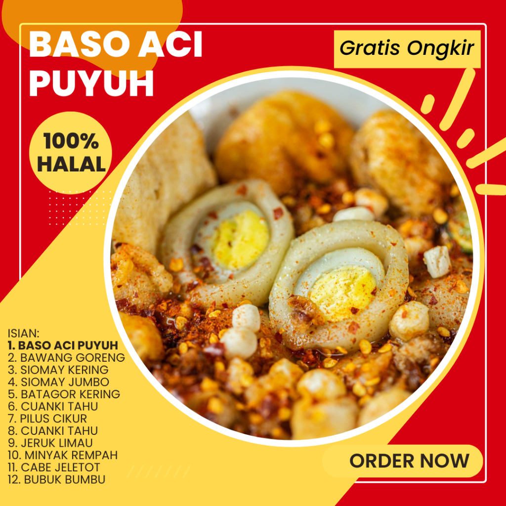 Jual Baso Aci Isi Telur Puyuh | Pentol Aci Cuanki Batagor Khas Garut ...