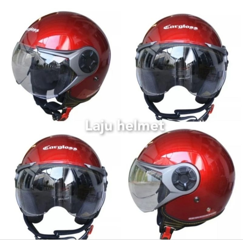 Jual HELM CARGLOSS YR YRM GHOTIC SOLID | Shopee Indonesia