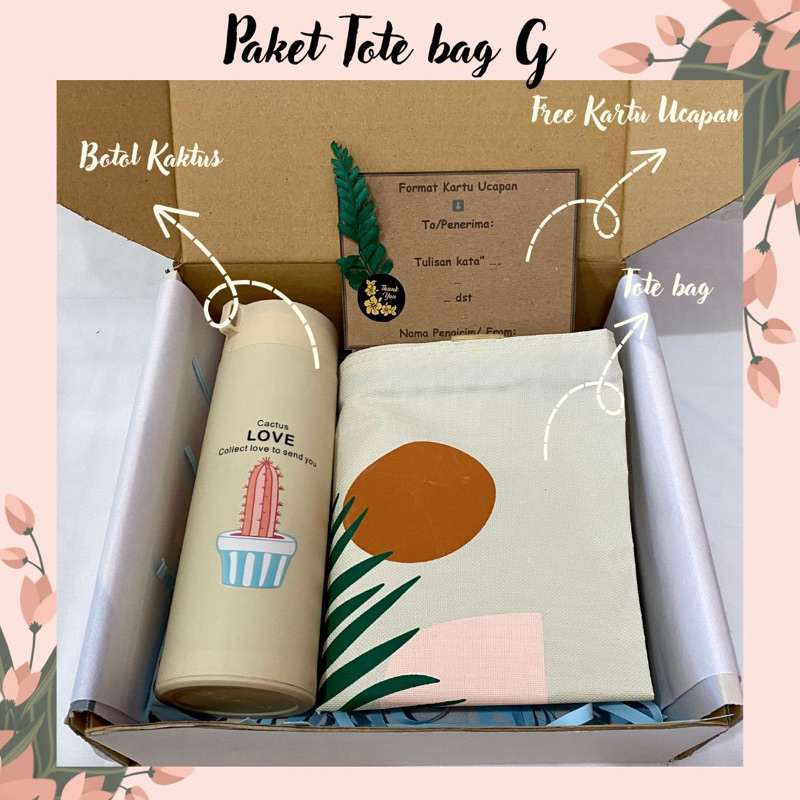 Jual Kado Tote bag Kado Ulang Tahun Cewek Hampers Ulang tahun Kado ...