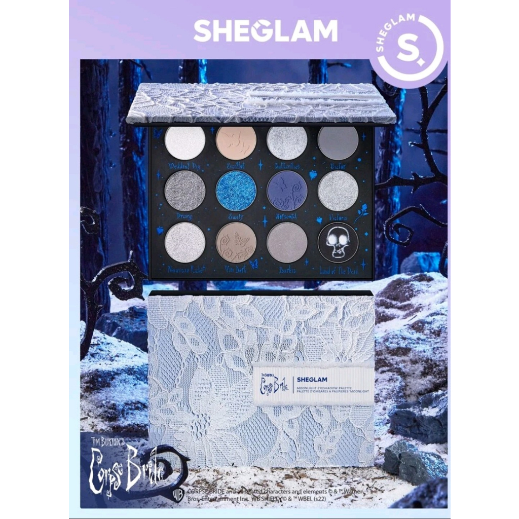 Jual SHEGLAM Corpse Bride Collection Moonlight Eyeshadow Palette ...