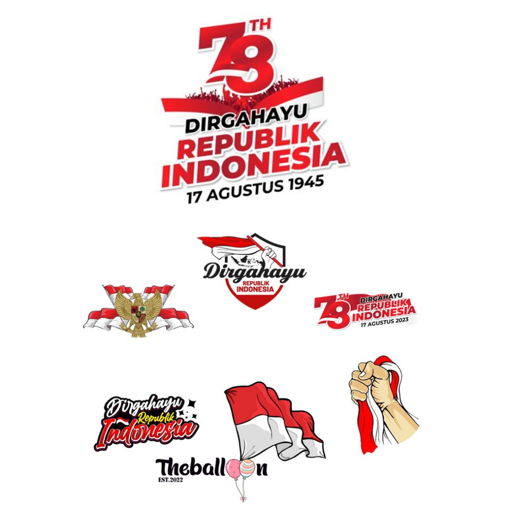 Jual Topper Cake Dirgahayu / Hiasan Kue / Topper Dirgahayu 17 Agustus ...