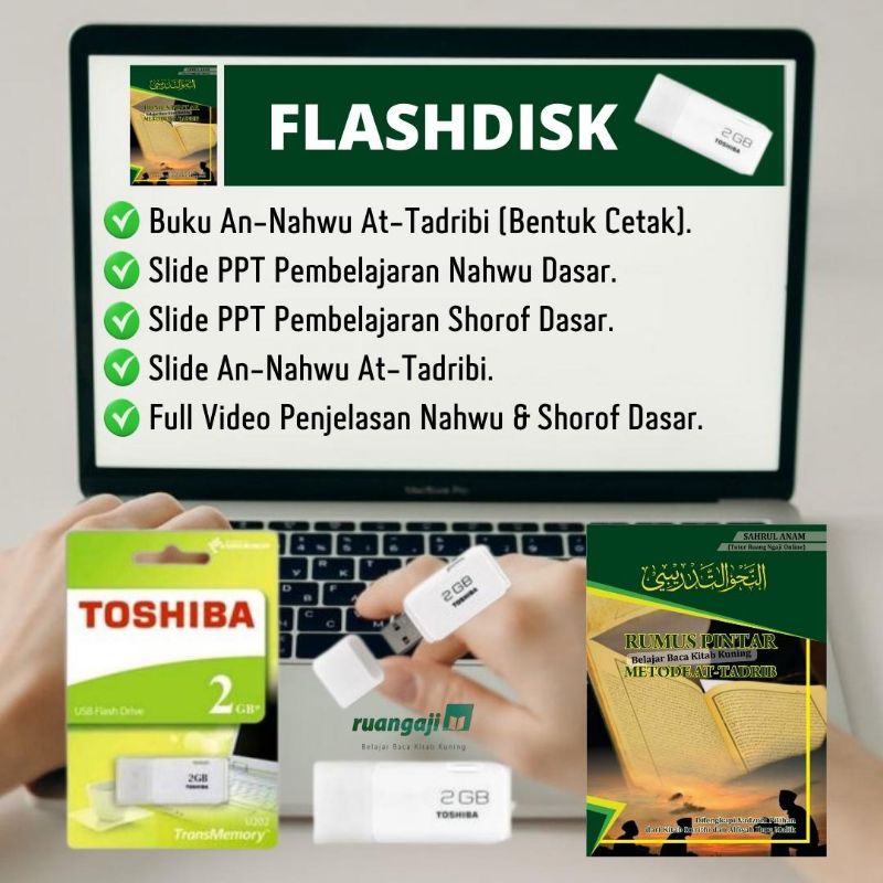 Jual ORI Flashdisk dan kitab Rumus Pintar Baca kitab Kuning Nahwu At tadribi (Metode At tadrib ...