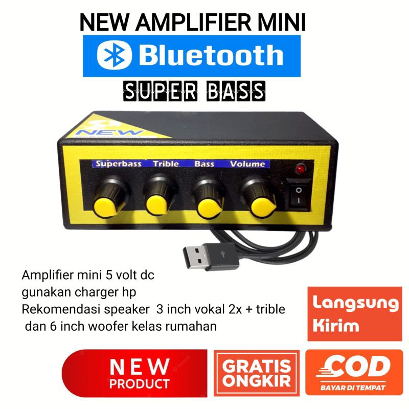 Jual amplifier mini super bas new dc 5 volt | Shopee Indonesia