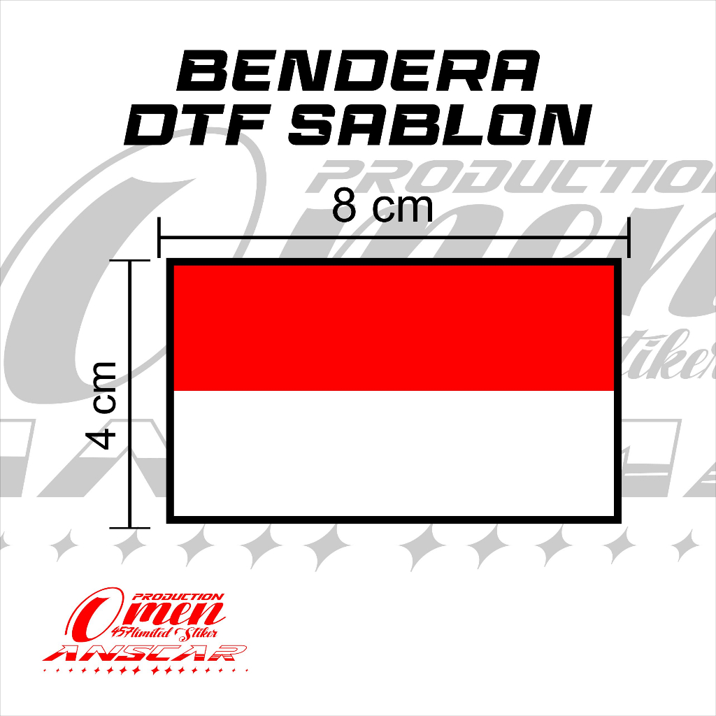 Jual Sablon bendera merah putih DTF (cukup pakai setrika) | Shopee ...