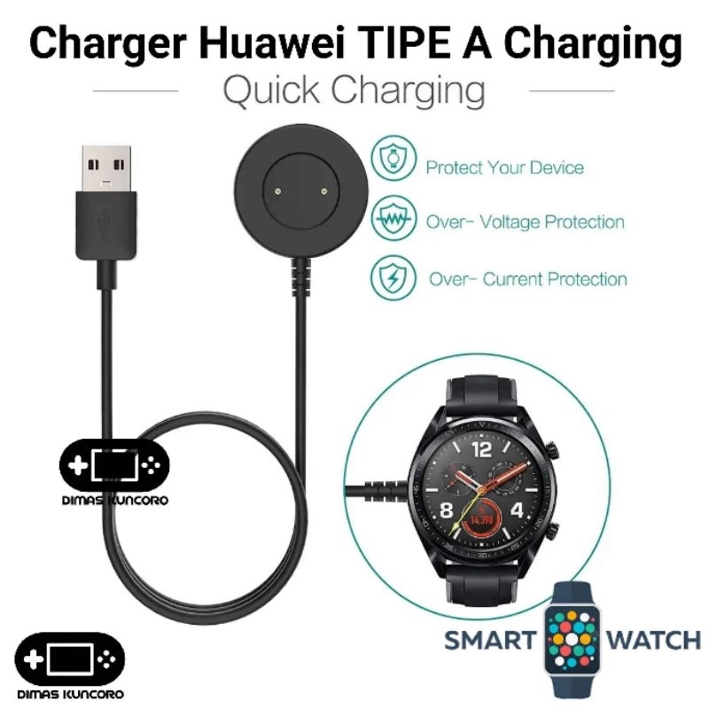 Jual Charger Huawei TIPE A Charging gt1 gt2 honor magic gt 1 2 2e 42mm ...