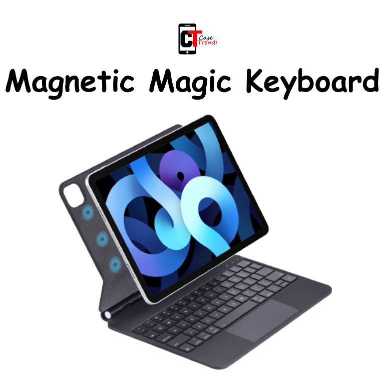 Jual Magic Magnetic Keyboard Case Compatible For iPad Pro 11 2024 Air 4 ...