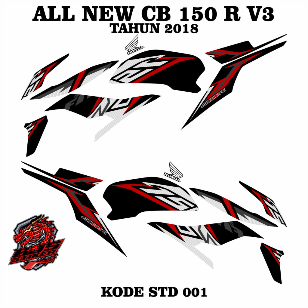 Jual [COD] Stiker Sticker Striping all New CB 150 r versi 3 [COD ...