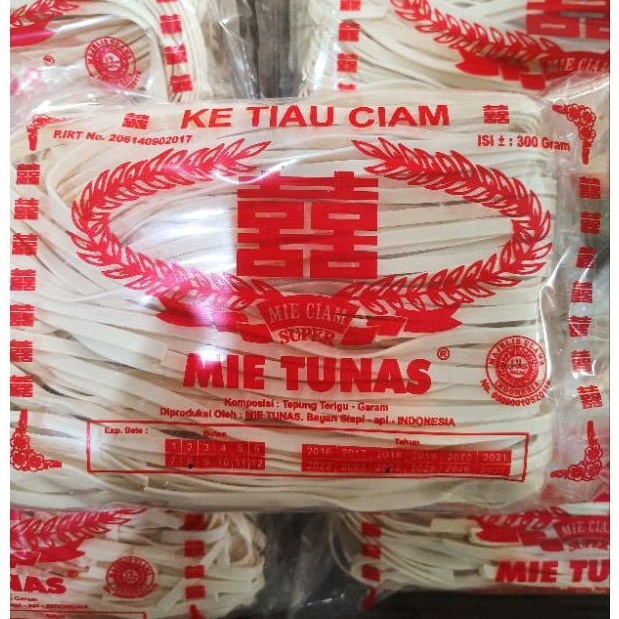 Jual Mie ciam Mi Ke tiau chiam 300gram Tunas Khas Bagan kualitas super ...