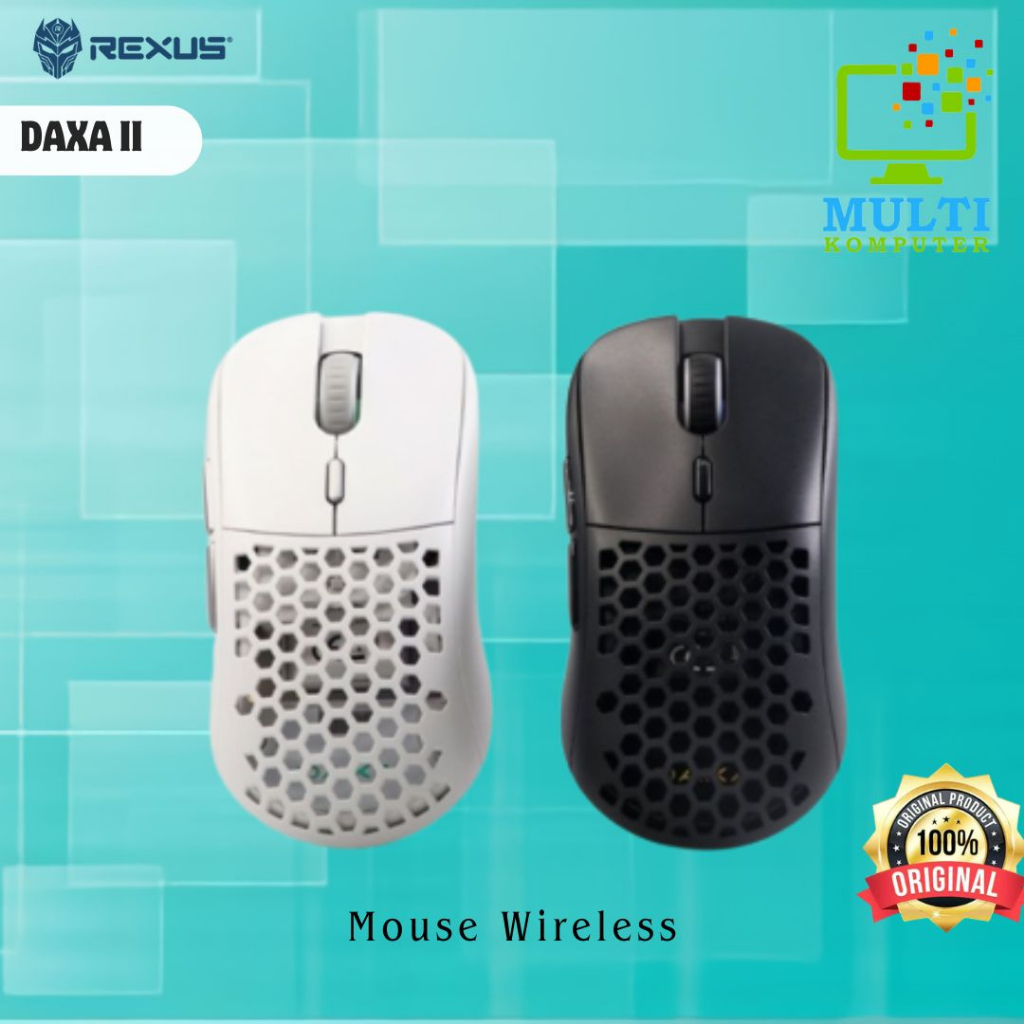 Jual Rexus Daxa Air 2 PRO Wireless Gaming Mouse - Daxa Air II Pro ...
