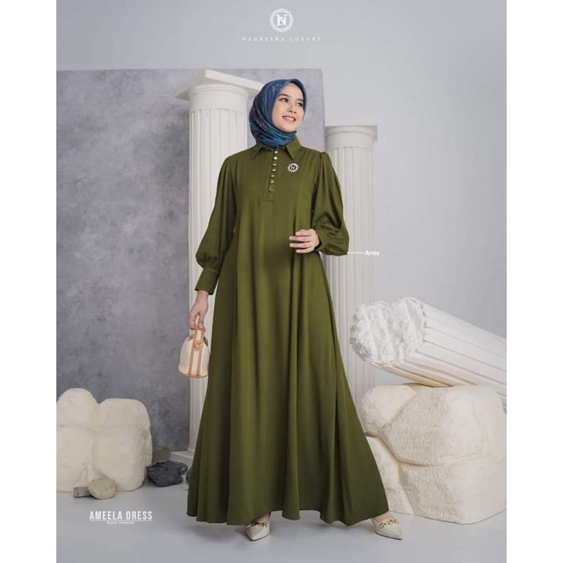 Jual AMEELA DRESS NADHEERA | Shopee Indonesia