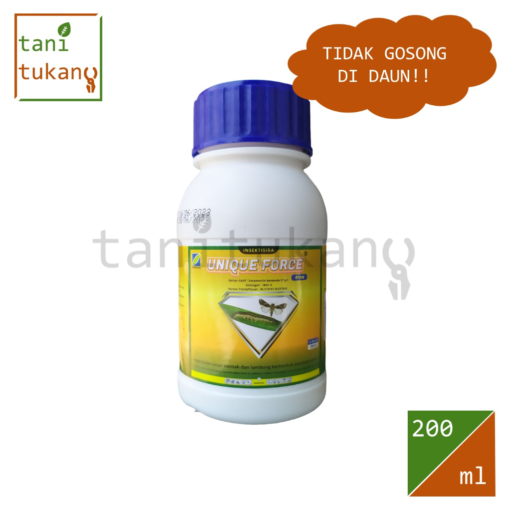 Jual UNIQUE FORCE 57 EW - 200 ml | Insektisida Pengendali Ulat | Shopee ...