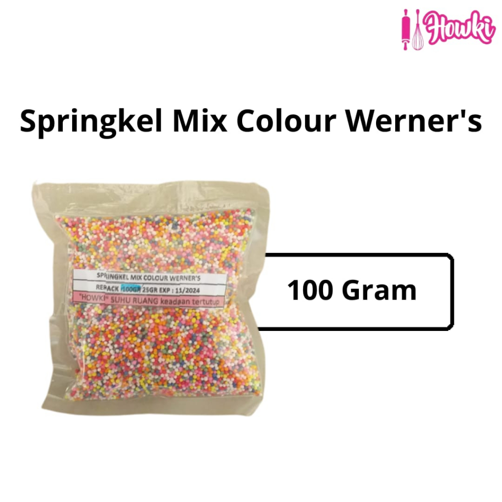 Jual Springkel Mix Colour/ Warna Warni Repack 100 gr | Shopee Indonesia