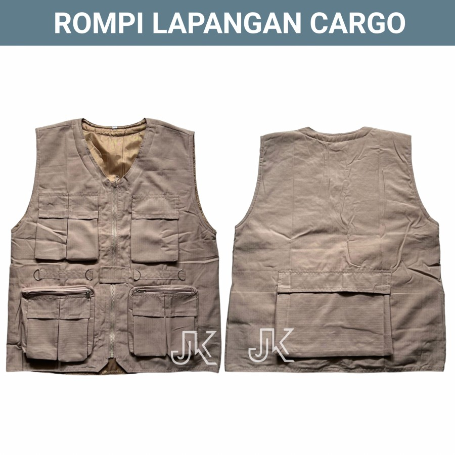 Jual ROMPI LAPANGAN BAHAN RIPSTOP - VEST - TACTICAL - WARTAWAN - PROYEK ...
